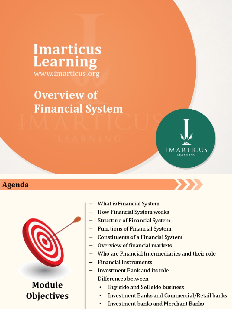Overview of Financial System Components | PDF | Financial Markets ...