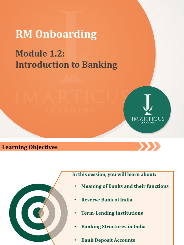 Introduction To Banking | PDF | Credit (Finance) | Deposit Account