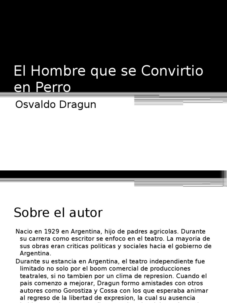 El Hombre Que Se Convirtio en Perro 2 | PDF