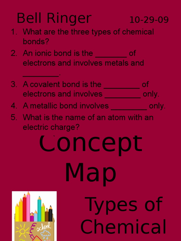 Bell Ringer - Chemical Bonds | PDF | Covalent Bond | Ion