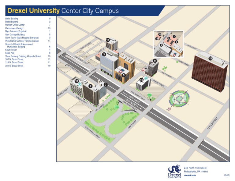 Drexel University Map CC | PDF