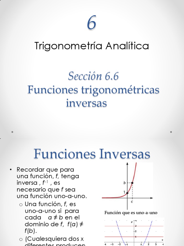 Funciones Trigonométricas Inversas | PDF | Informática