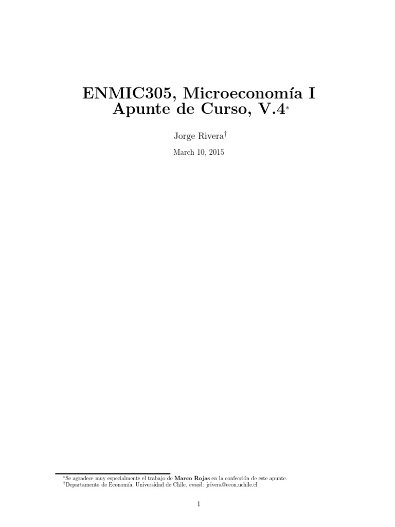 Apunte Micro 1 | PDF | Bienes | Consumo (economía)
