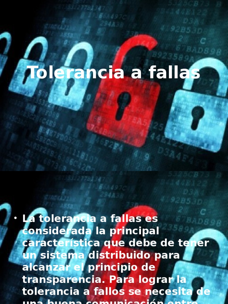 Tolerancia A Fallas | PDF | Servidor (Computación) | Ingeniería Informática