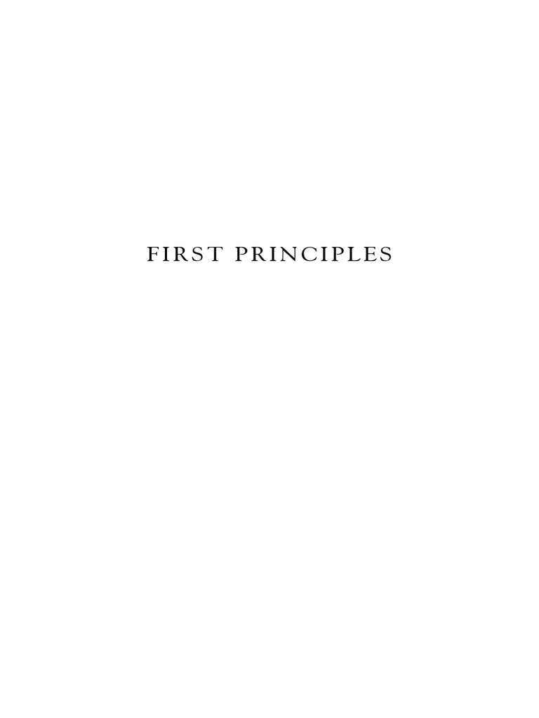 Spencer - First Principles | PDF | On The Origin Of Species | Liberty