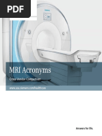 MRI Acronyms Compared Sequence Name | PDF | Image Processing ...