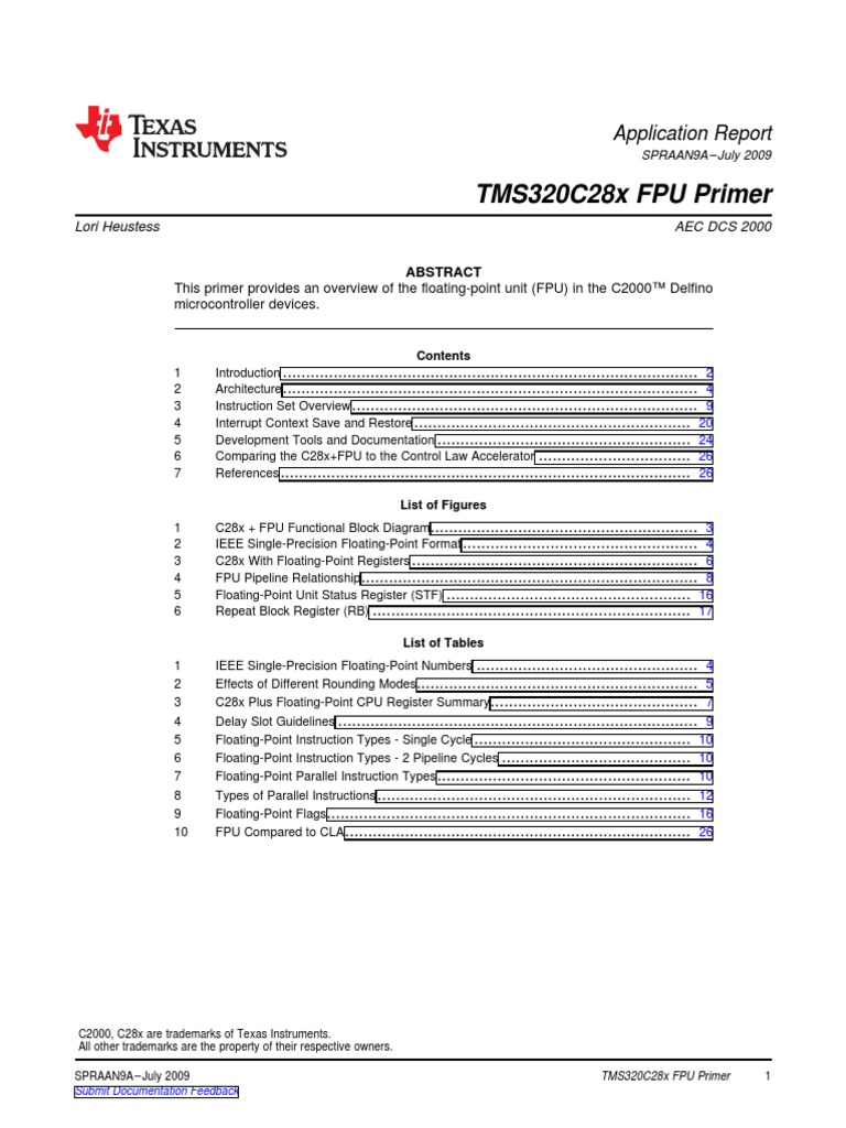 DSP c28x | PDF | Central Processing Unit | 64 Bit Computing