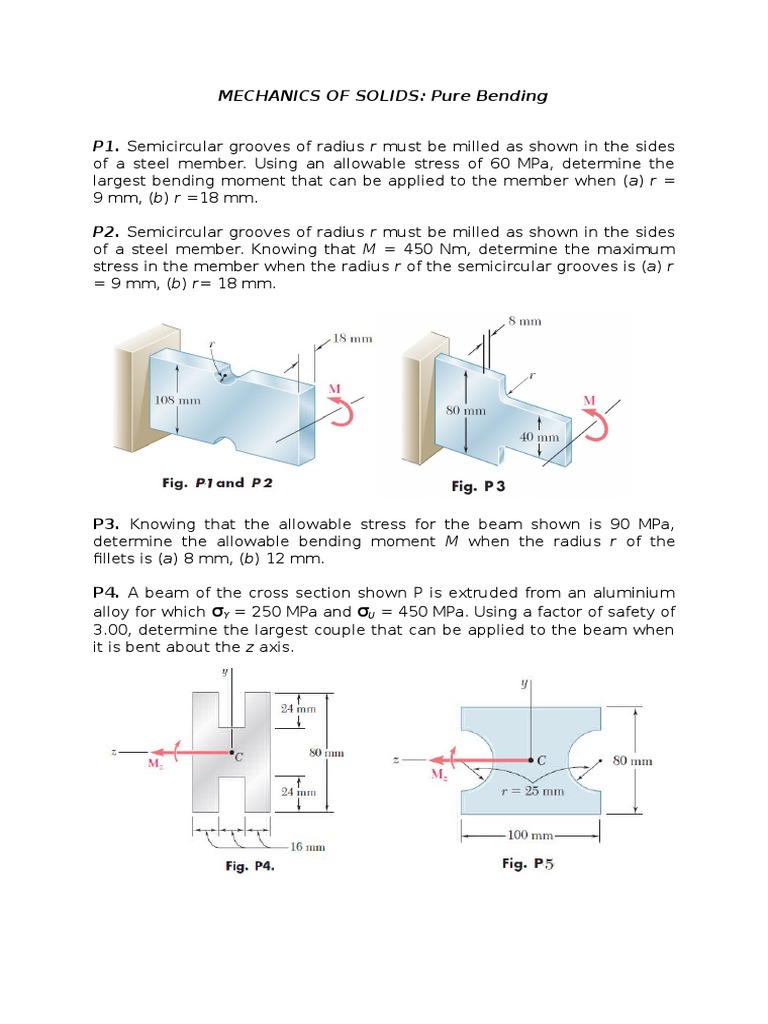 Pure Bending | Bending | Beam (Structure)