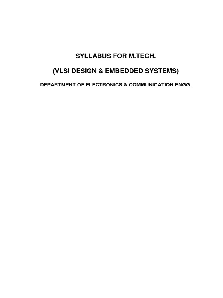 18-M.Tech (VLSI Design and Embedded System) PDF | PDF | Mosfet | Operational Amplifier