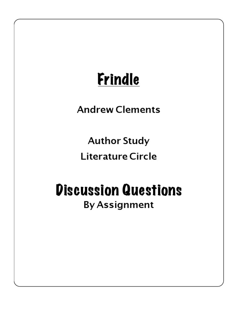 Frindle DQ by A | PDF