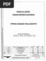 06 PIPING Design Basis PDF | PDF | Pipe (Fluid Conveyance) | Valve