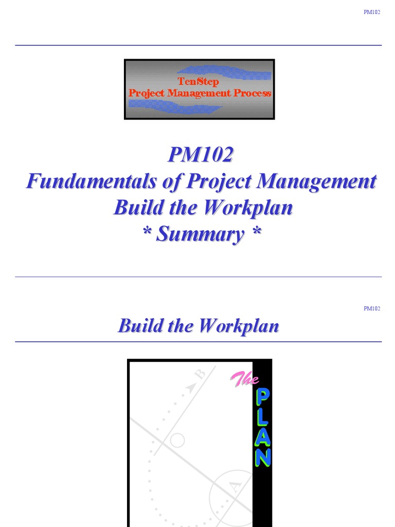 300 PM102 TenStep PM Overview - Summary | PDF | Project Management | Computing