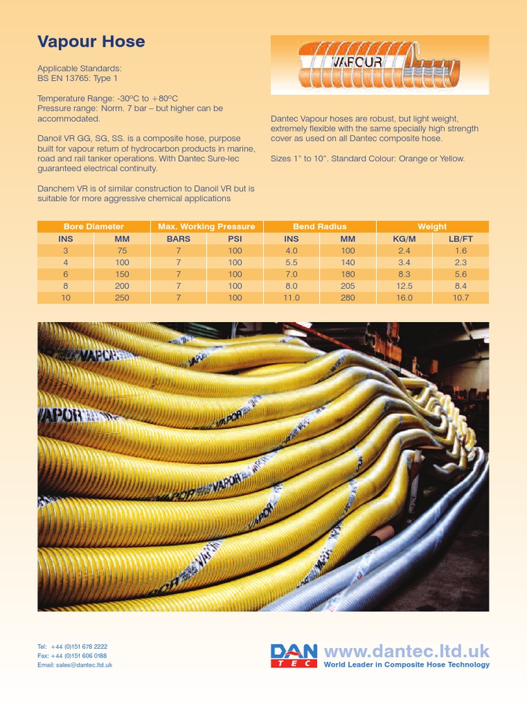 Vapour Recovery Hose | PDF | Home & Garden | Computers