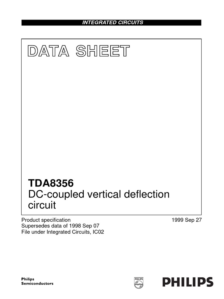 Datasheet TDA8356 | PDF | Soldering | Printed Circuit Board