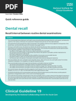 Supplementary Outcome Appendix G | PDF | Dentistry | Health Care