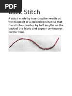 Basic Hand Stitches | PDF | Embroidery | Sewing