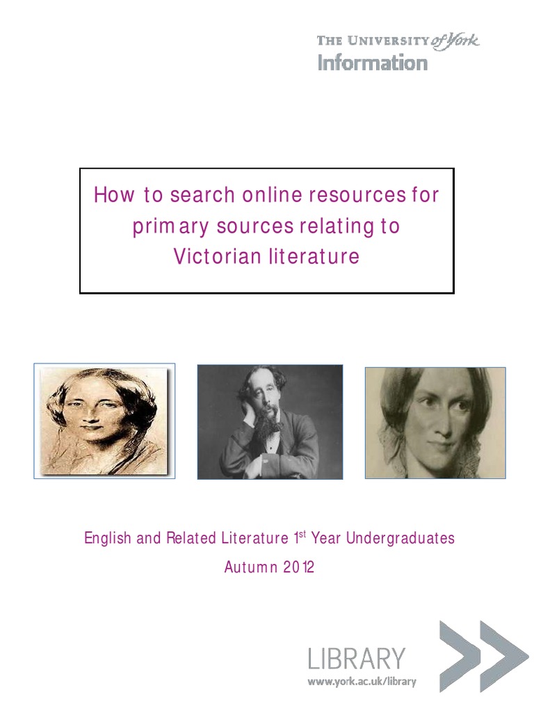 How To Search Online Resources For Primary Sources Relating To ...