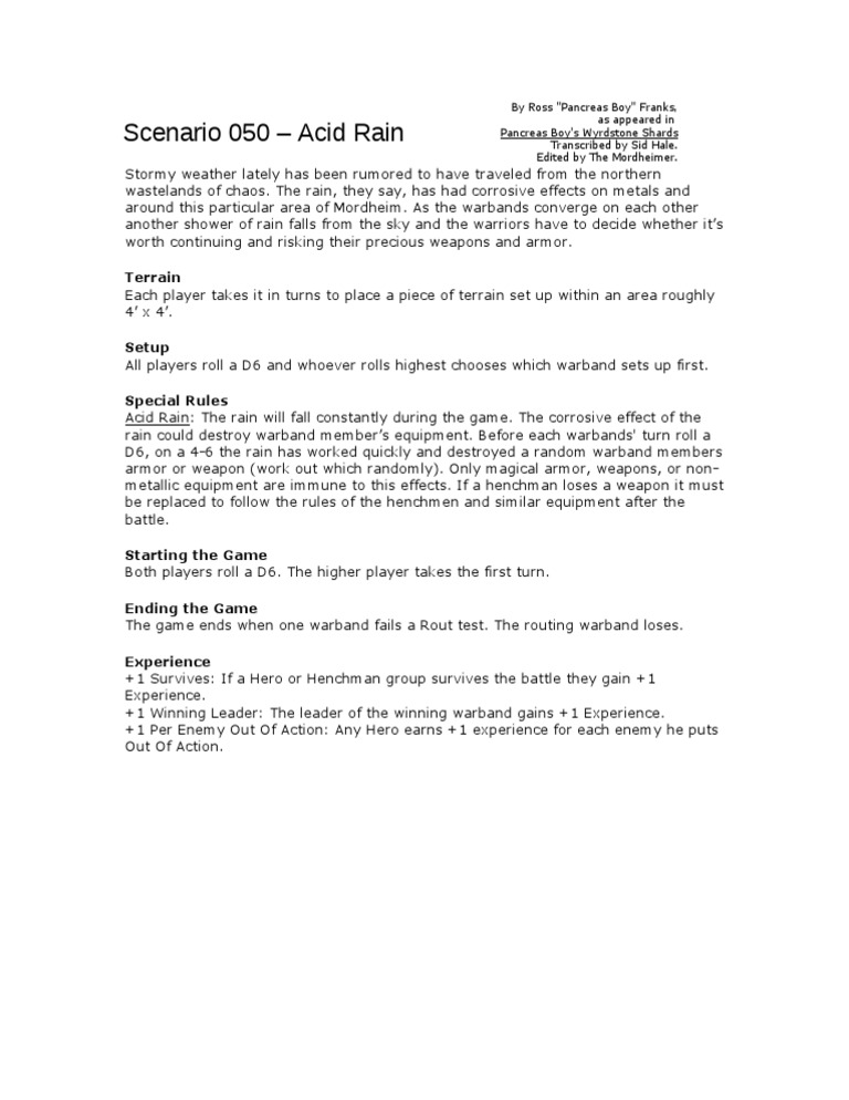 Acid Rain | PDF