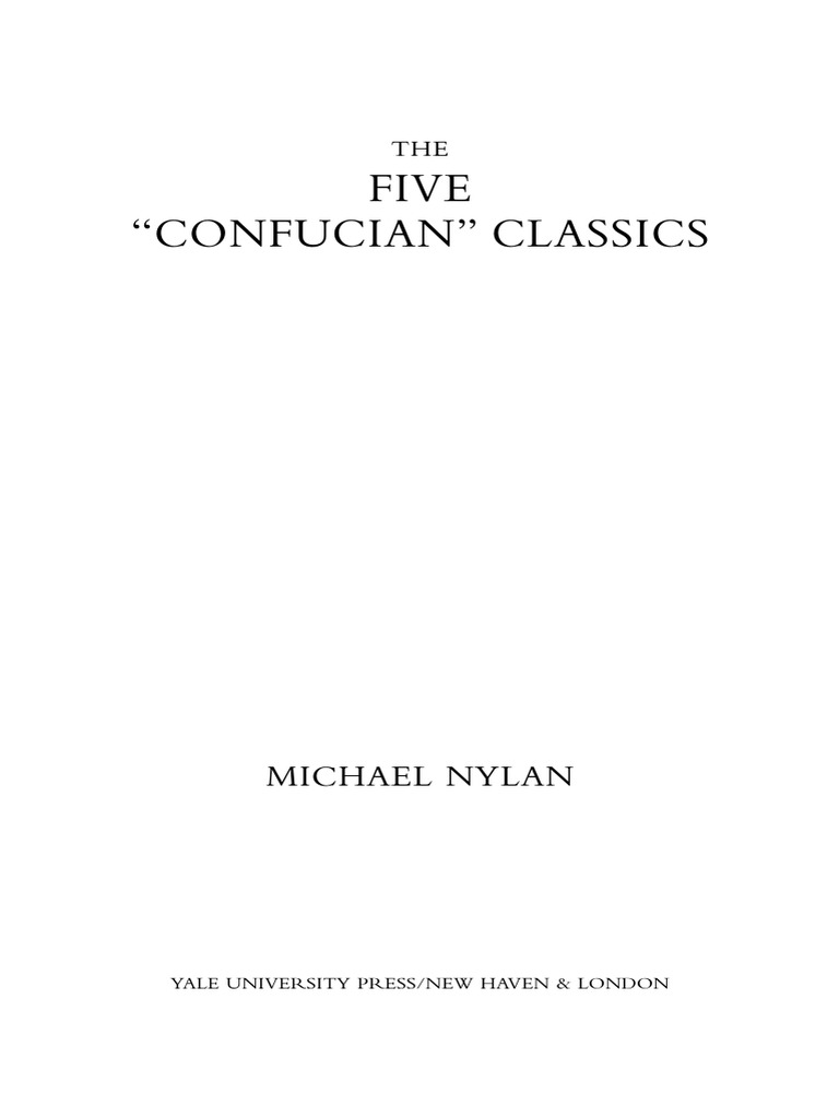 The Five Confucian Classics | PDF