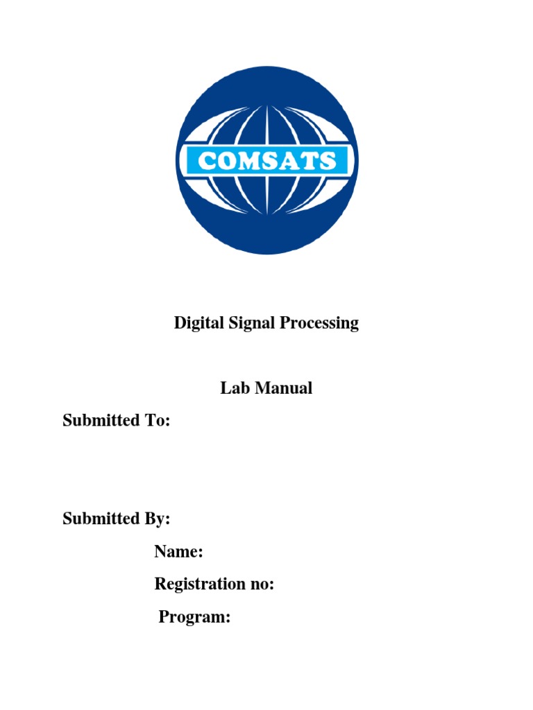 DSP Lab Manual | Download Free PDF | Digital Signal Processing | Low Pass Filter