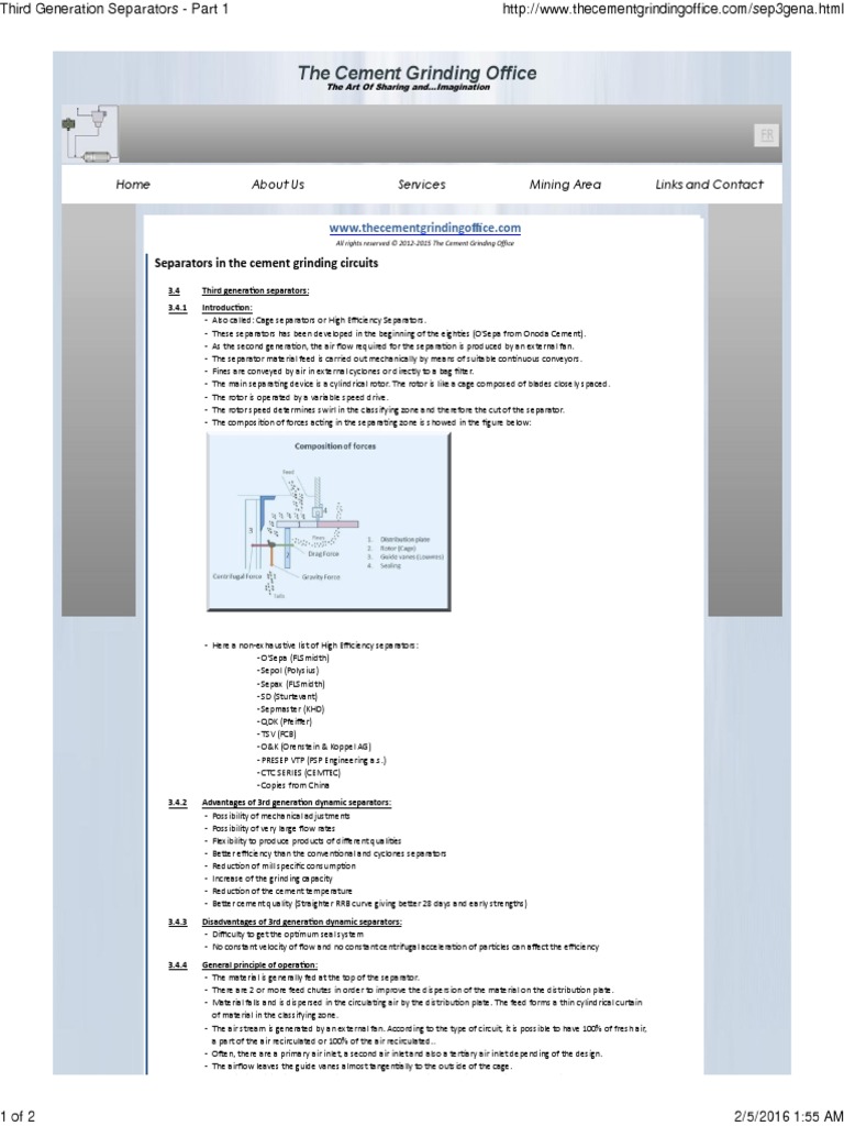 Third Generation Separators - Part 2 | PDF | Mechanical Engineering | Industries