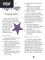 Johns Hopkins Hospital Patient Handbook | PDF | Palliative Care | Patient