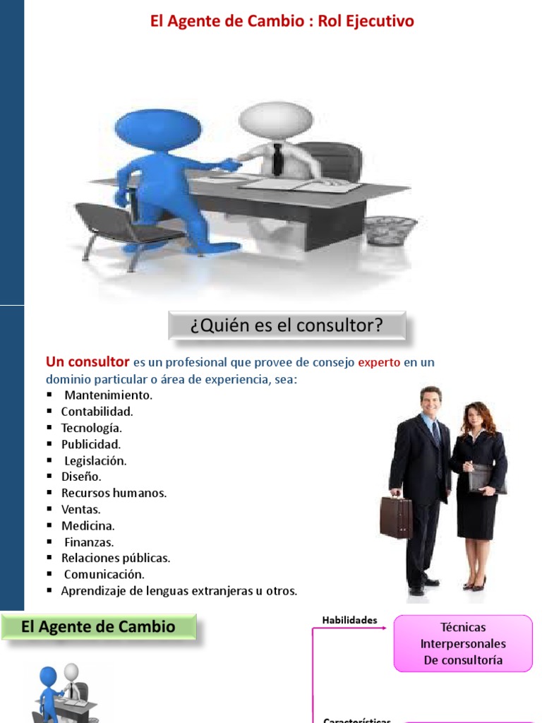 El Rol del Agente de Cambio en Consultoría | PDF | Consultor ...