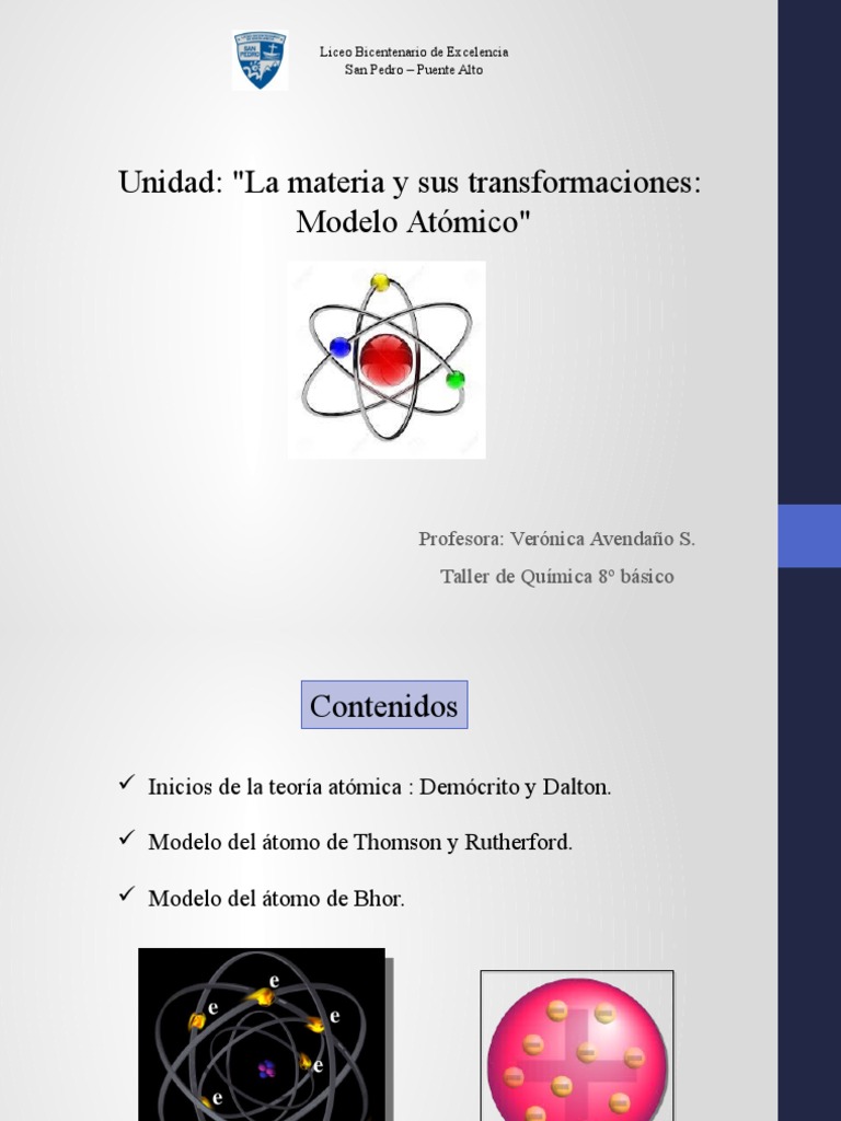 Clase 2 Teoría Atómica | PDF | Núcleo atómico | Átomos