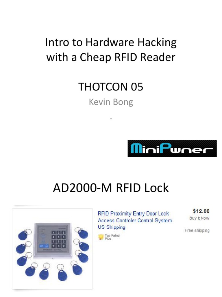 Rfid Hacking | PDF | Electronic Circuits | Electronic Oscillator