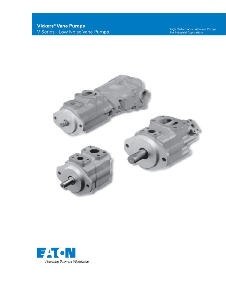 Vickers Vane Pump PDF | PDF