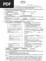 TOS and Exam in Grade 8 (4th) | PDF