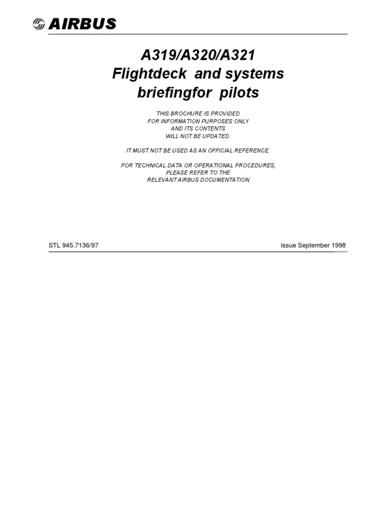 A320 Flight Deck and Systems Briefing | PDF | Flight Control Surfaces ...