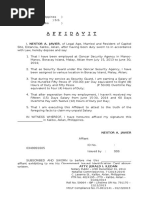 Jurat Samples and Formats Philippines | PDF | Notary Public | Affidavit