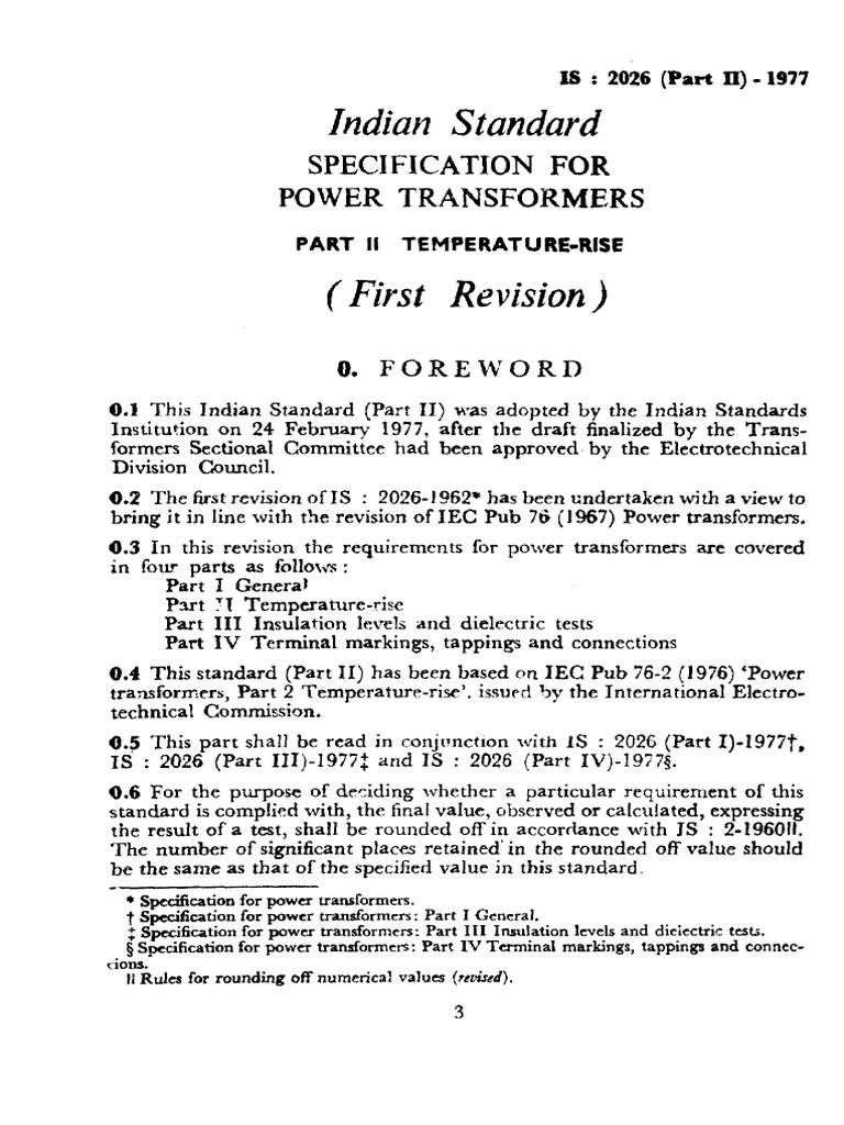 IS 2026 Part 2 | PDF | Thermometer | Transformer
