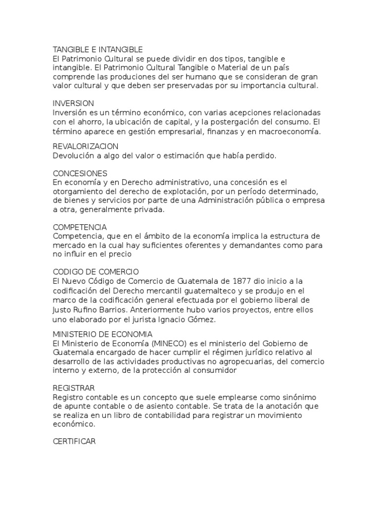 Tangible e Intangible | PDF | Liquidación | Contabilidad