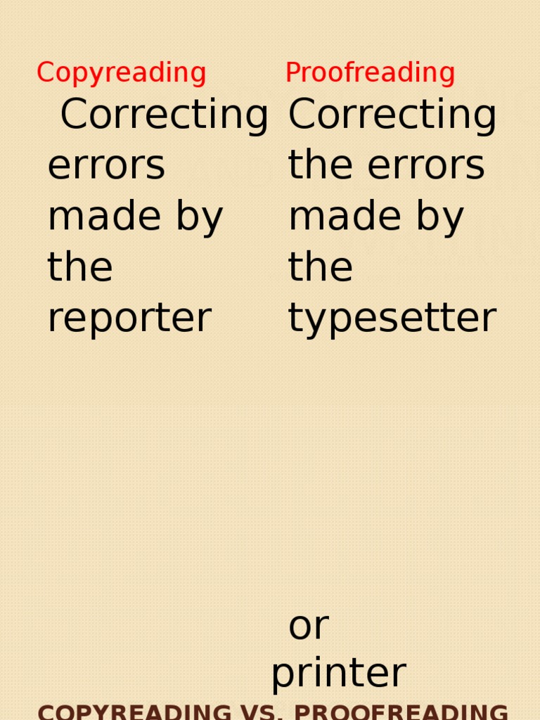 Copyreading English Exercises by Tala PDF | PDF | Proofreading ...