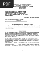 PRE-TRIAL-BRIEF in PH Sample | PDF | Pleading | Public Law