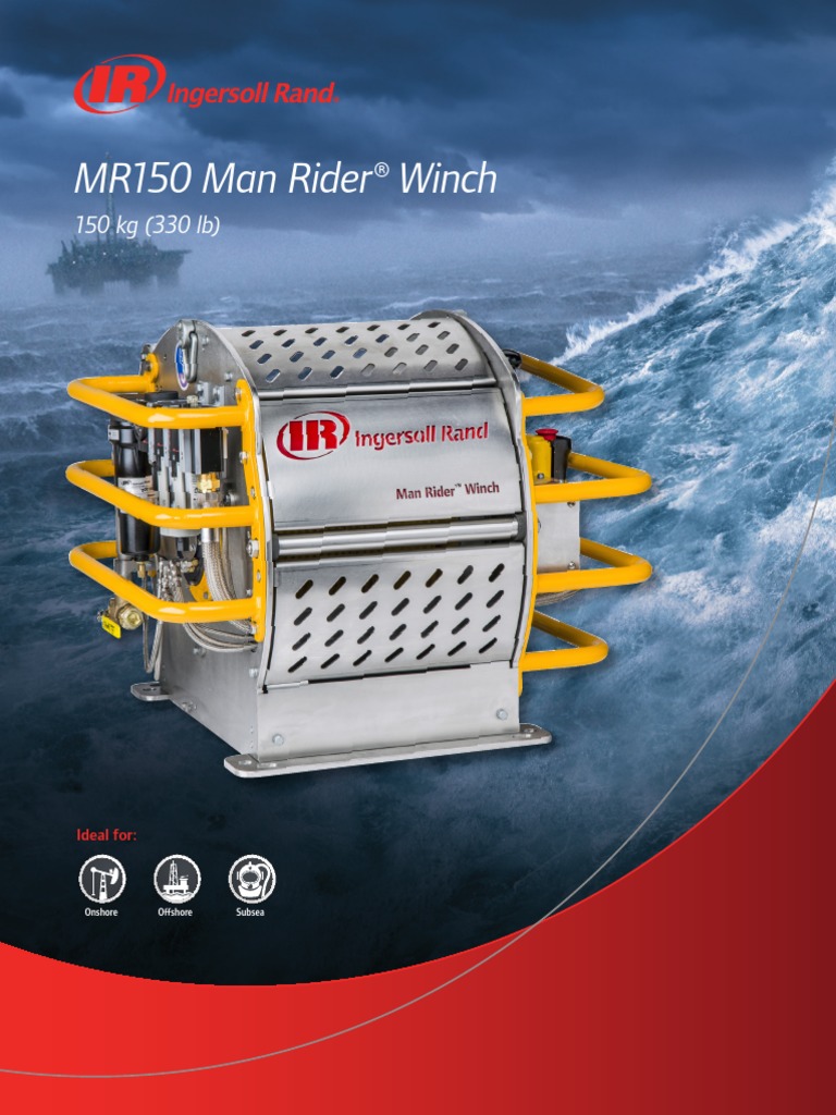 MR150 Man Rider® Winch: 150 KG (330 LB) | PDF | Stainless Steel | Elevator