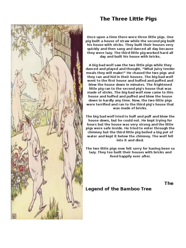 The Three Little Pigs | PDF