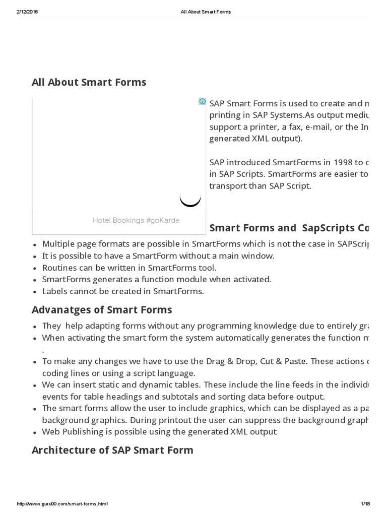 All About Smart Forms | PDF | Page Layout | Digital Technology