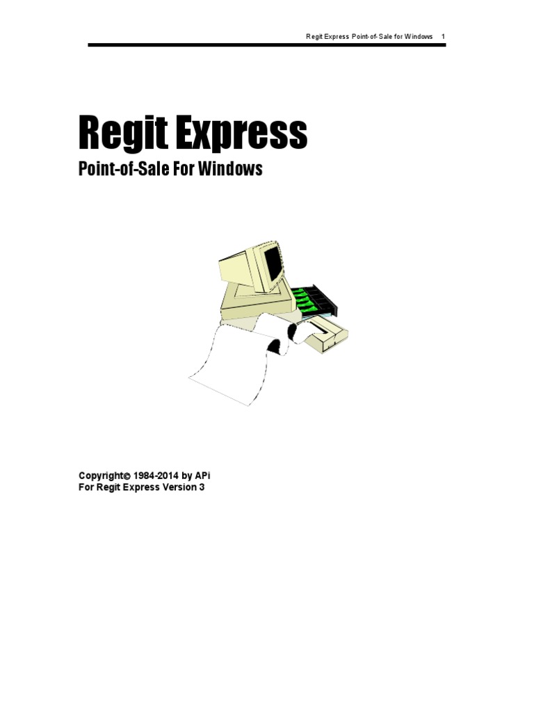 Regit Express: Point-of-Sale For Windows | PDF | Point Of Sale | Receipt