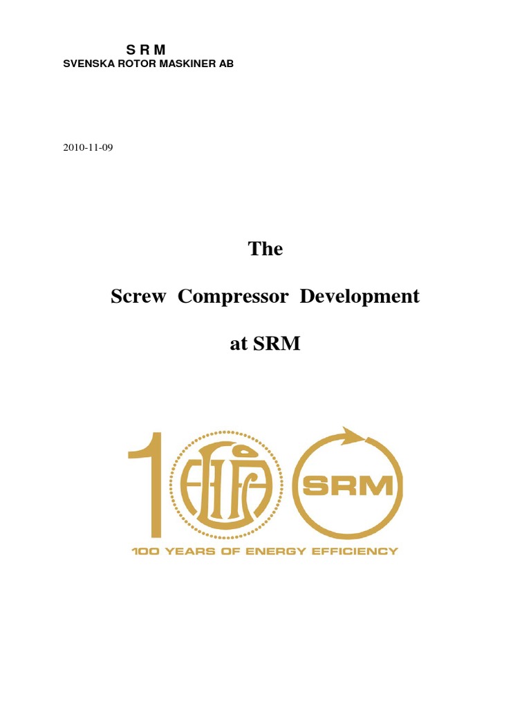 The History of SRM | PDF | Gas Compressor | Turbine