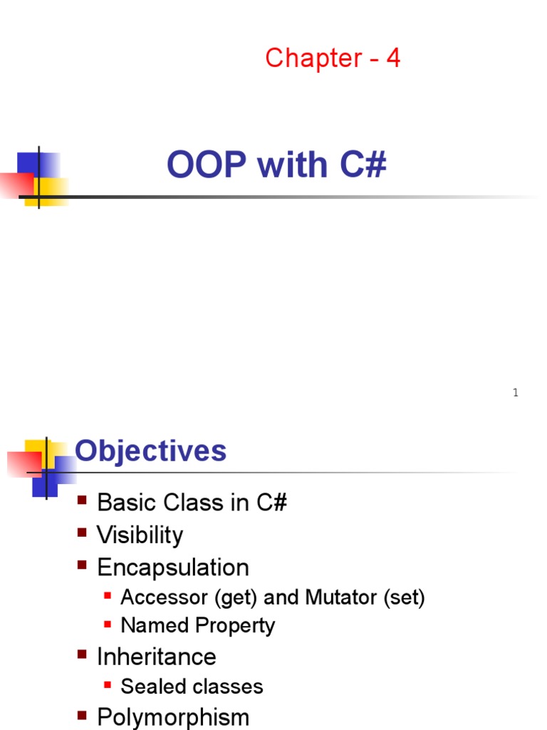 Chapter 4 Oop With C Pdf Class Computer Programming Inheritance Object Oriented