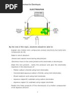 Practice Problems - Electrochemical Cell | PDF | Electrochemistry | Anode