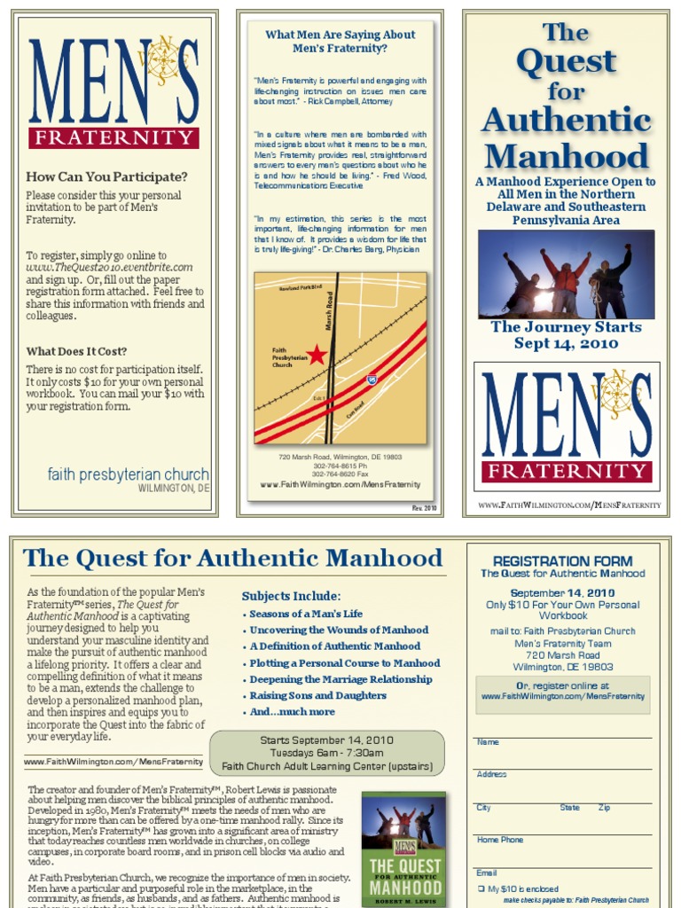 2010 Mens Fraternity Brochure | PDF