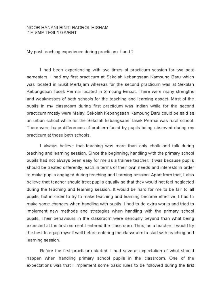 Past Experience | PDF | Reading Comprehension | Cognition