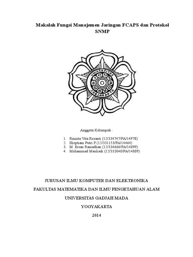Makalah FCAPS - SNMP | PDF