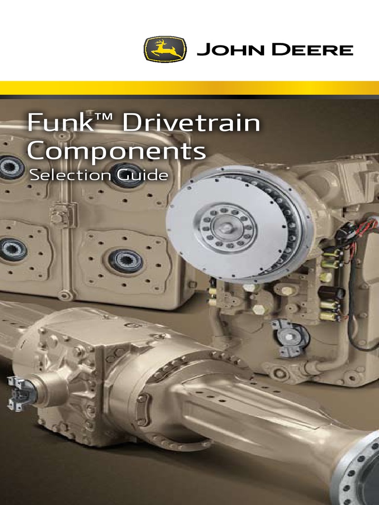 John Deere Funk Drivetrain | PDF | Transmission (Mechanics) | Axle