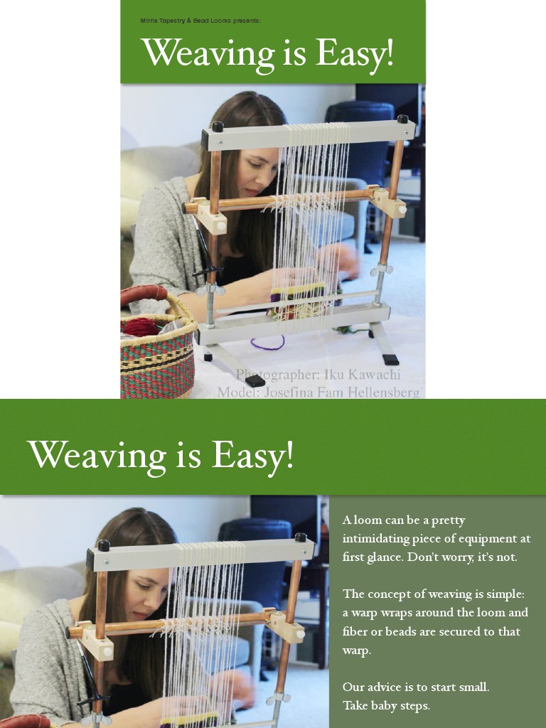 Weaving Is Easy | PDF | Weaving | Loom