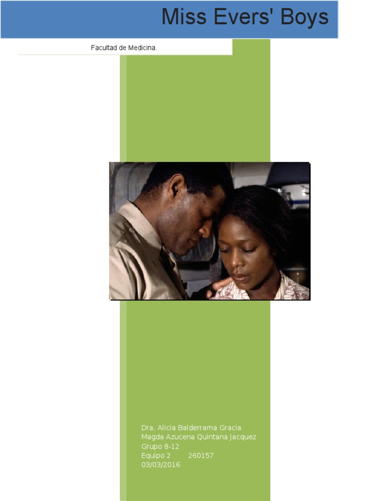 Miss Evers Boys | PDF | Enfermería | Conocimiento